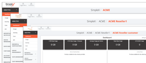 Portal for Simplex SIM cards management - Simplex Wireless