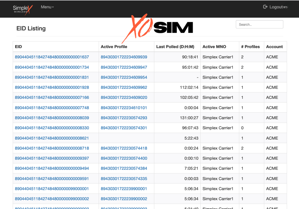 xoSIM (Simplex Open SIM) - Simplex Wireless